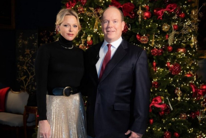 Princess Charlene Rang in The New Decade in Ralph Lauren & Loro Piana ...