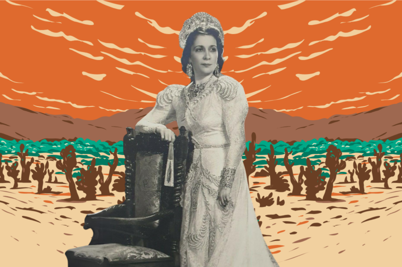 Queen Narriman Wedding Dress by Germaine Lecomte 1951 - The Royal Couturier