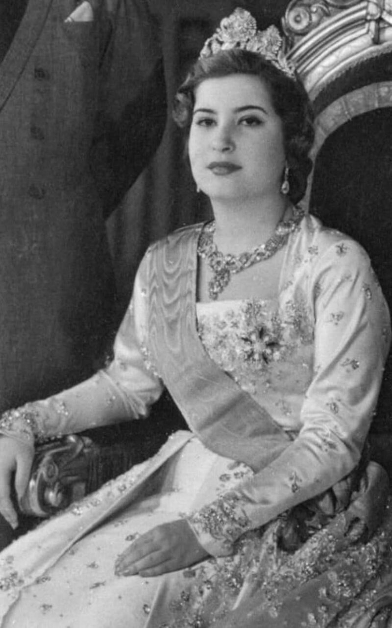 Queen Narriman Wedding Dress by Germaine Lecomte 1951 - The Royal Couturier